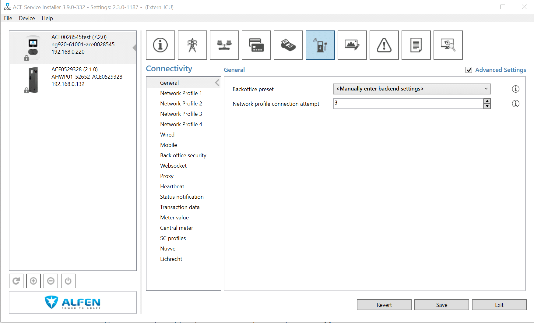 Alfen Integration Guide - Monta Help center