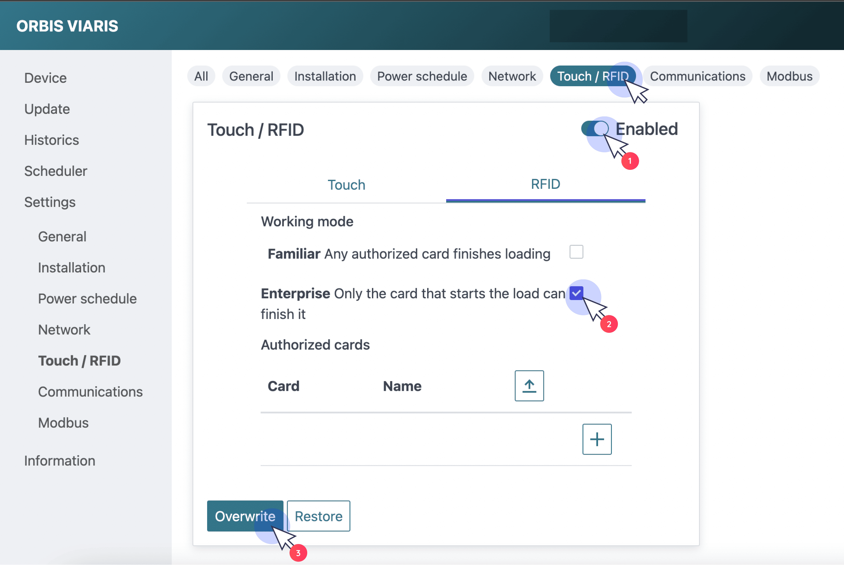 Orbis Integration Guide - Monta Help center