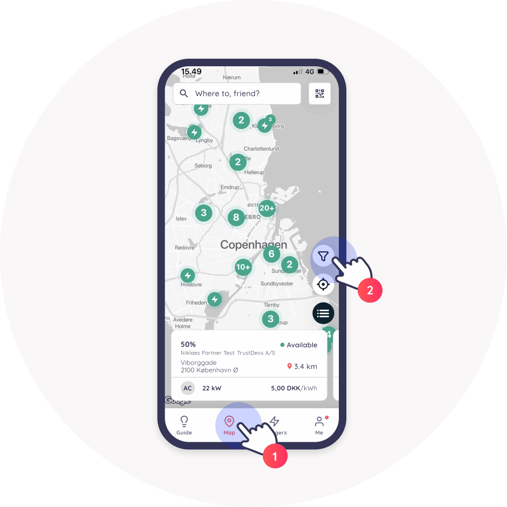 How to reserve a charge point in the Monta app? – Monta