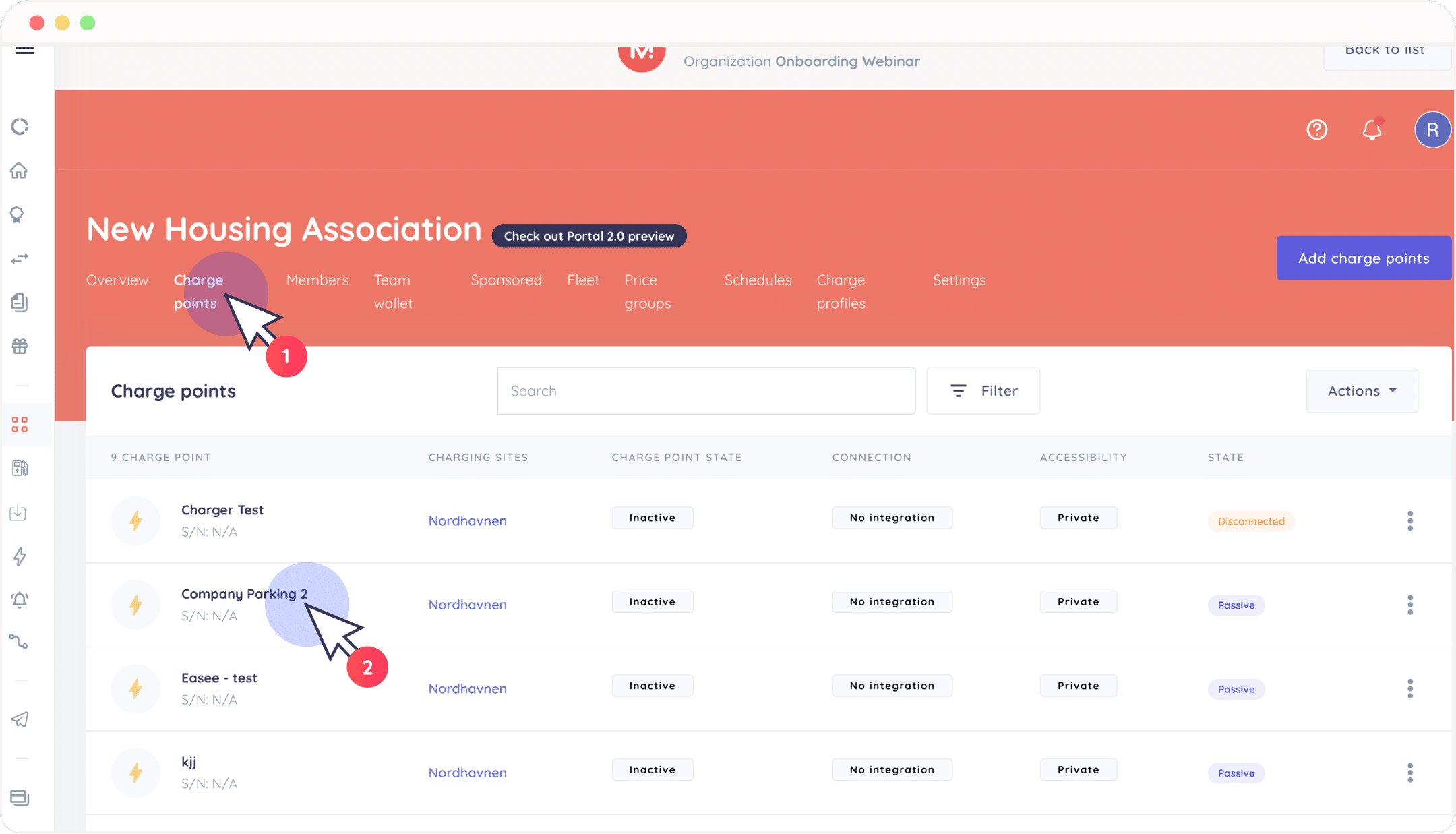 How to export charges for a specific charge point in the Monta Portal ...